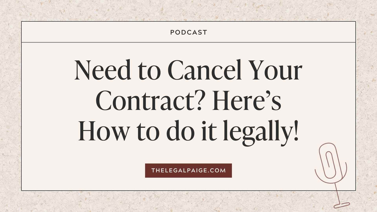 Need to Cancel Your Contract? Here's How to Do It Legally! — The Legal ...